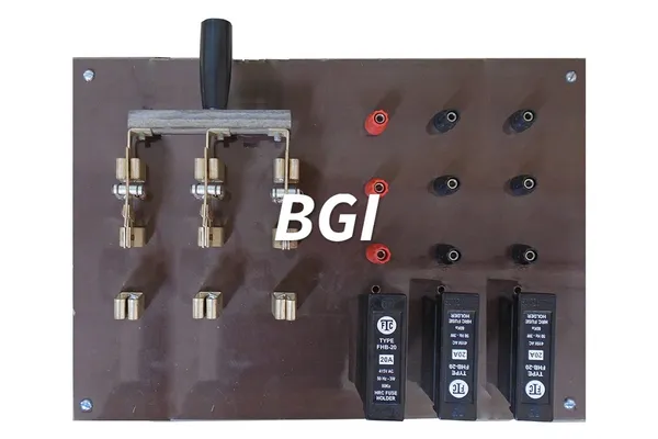 Knife Switch TPDT fitted with fuseterminals - bgitoolsandmachines