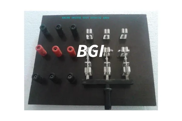 Knife Switch TPDT fitted with fuseterminals - bgitoolsandmachines